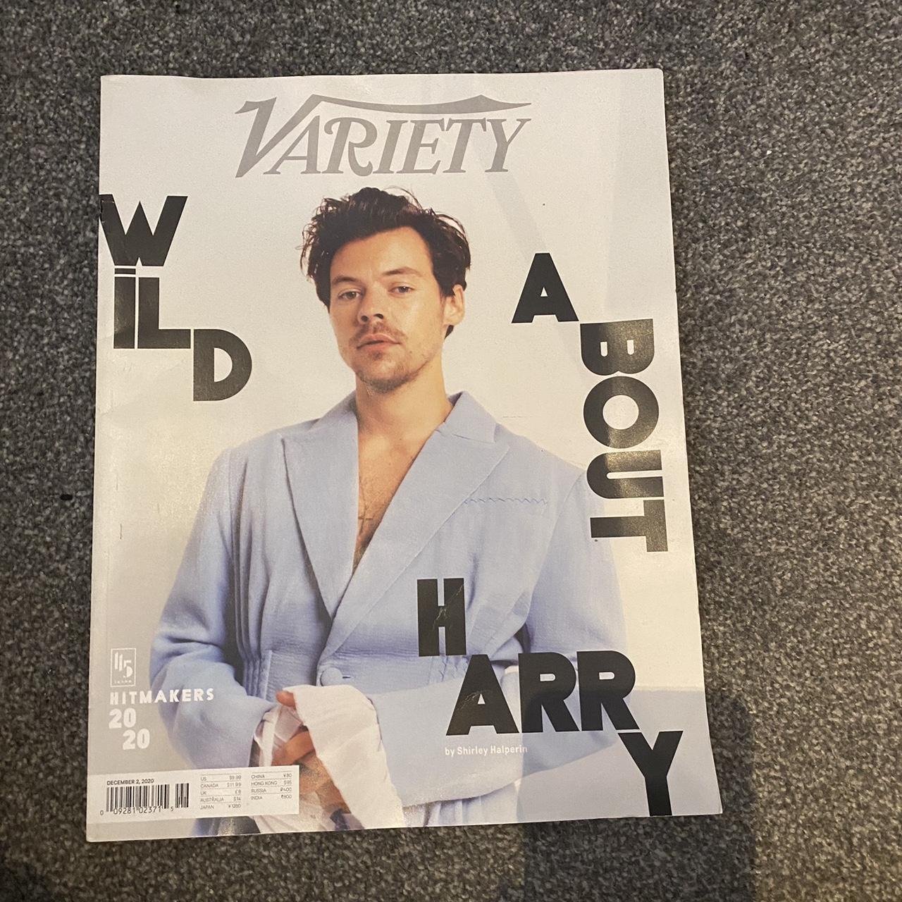 Harry styles cover of variety magazine #onedirection... - Depop
