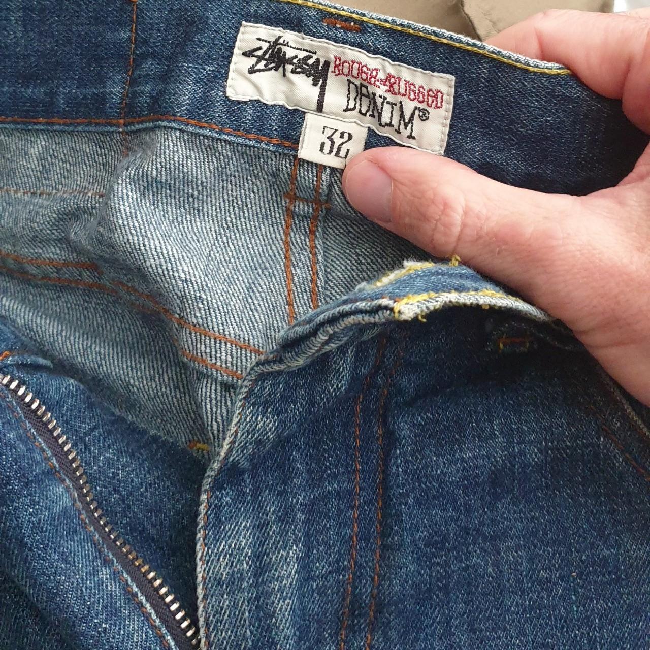 Stussy Rough & Rugged Denim Jeans. 32" Waist - Depop