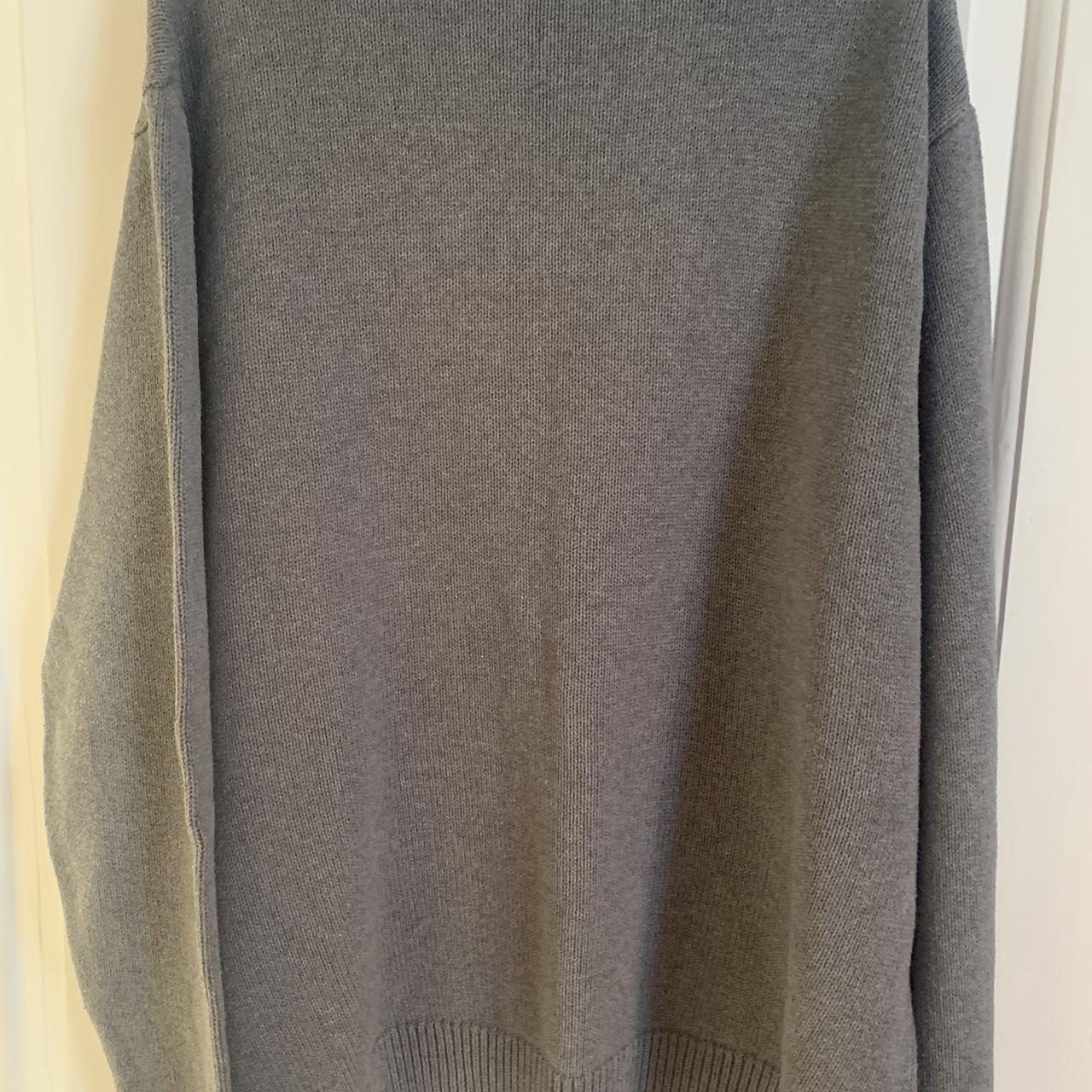 Vintage Grey Chaps Ralph Lauren Knit Jumper Size XL... - Depop