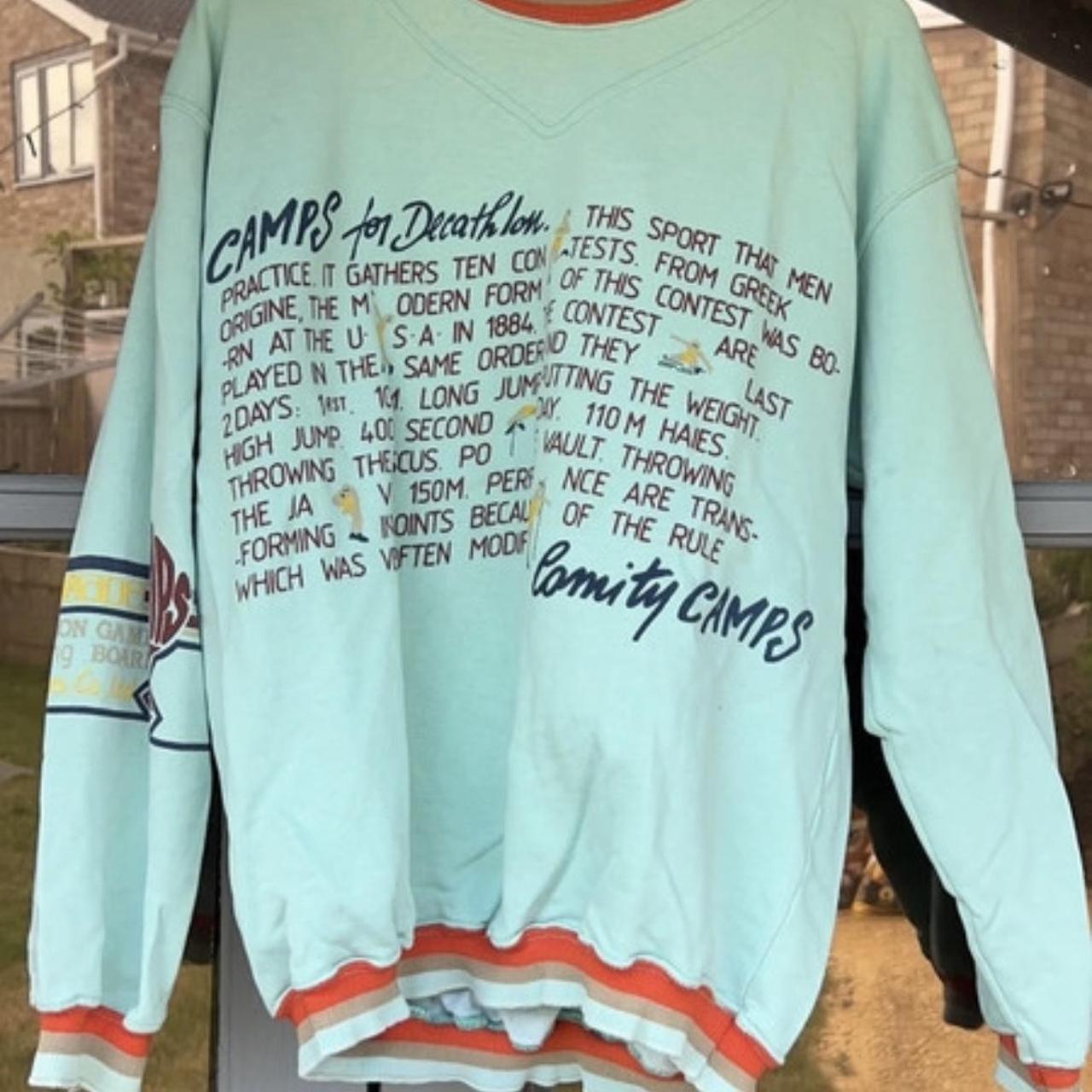 CAMPS jumper, super cute vintage style Slightly... - Depop