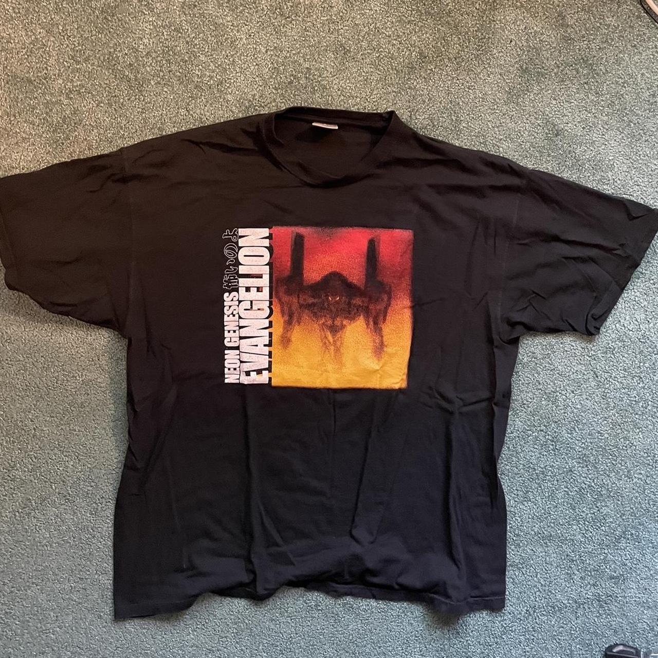 Neon genesis evangelion 90s anime boot on comfort... - Depop