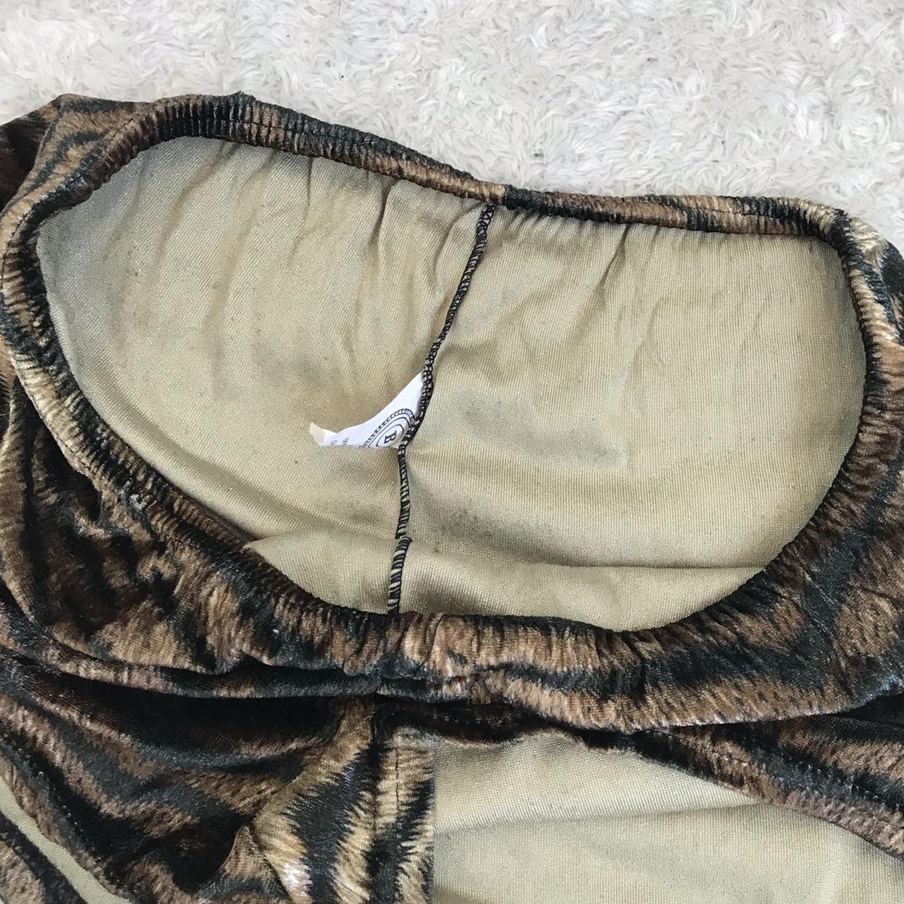 90s/00s fuzzy zebra micro mini shorts 🎀 features the... | Depop