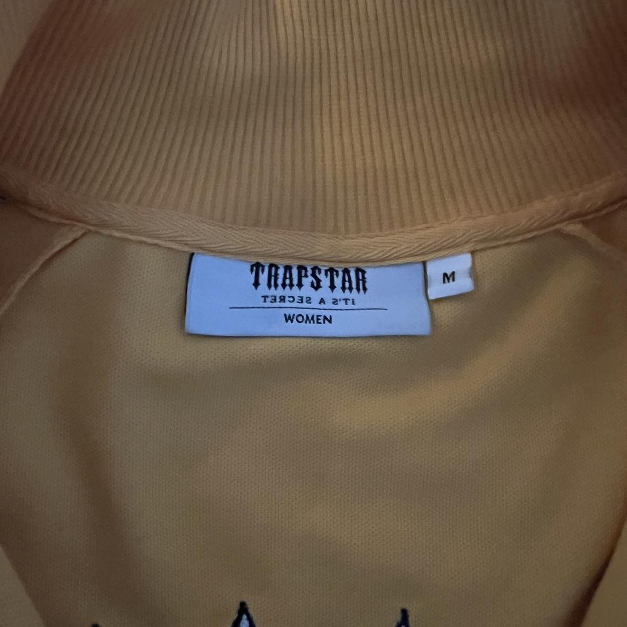 Trapstar yellow and black zip up Only worn once in... - Depop