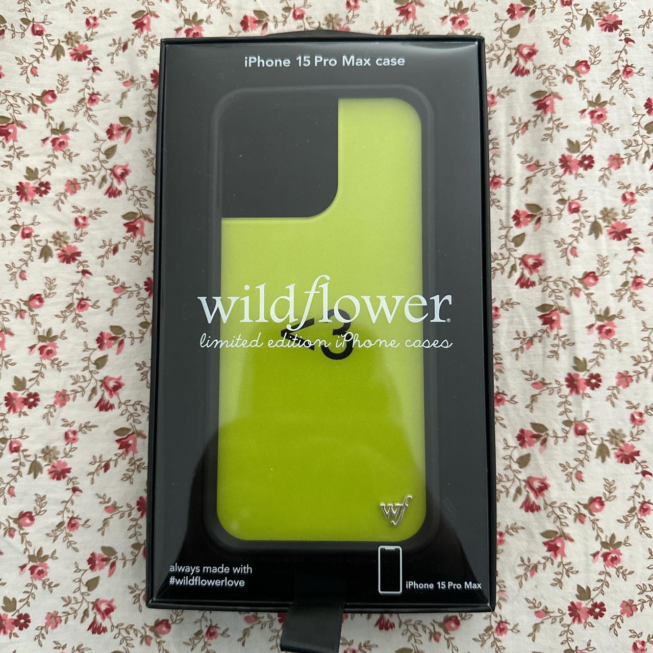 wildflower “brat” iphone 15 pro max case,... - Depop