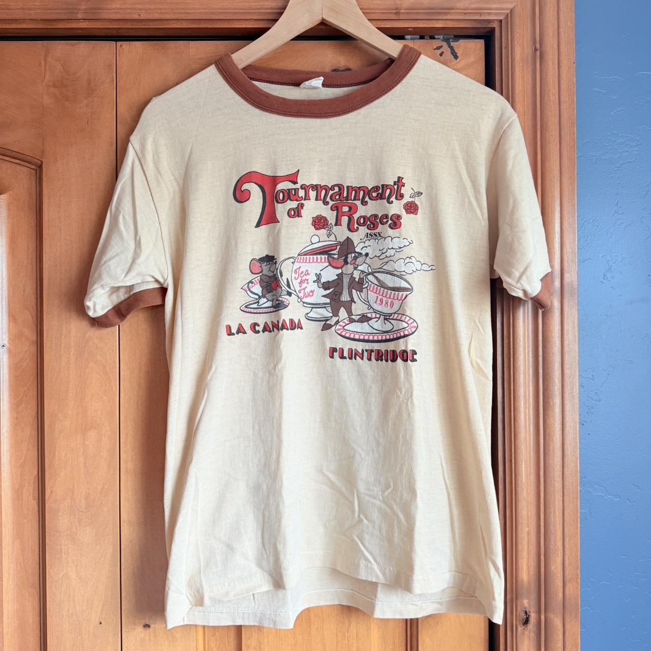 True vintage ringer t-shirt from the 1980 Tournament... | Depop