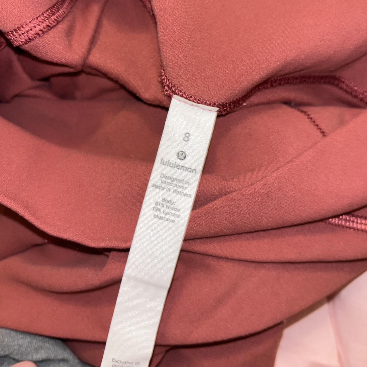 lululemon align leggings in color chianti!! worn... - Depop