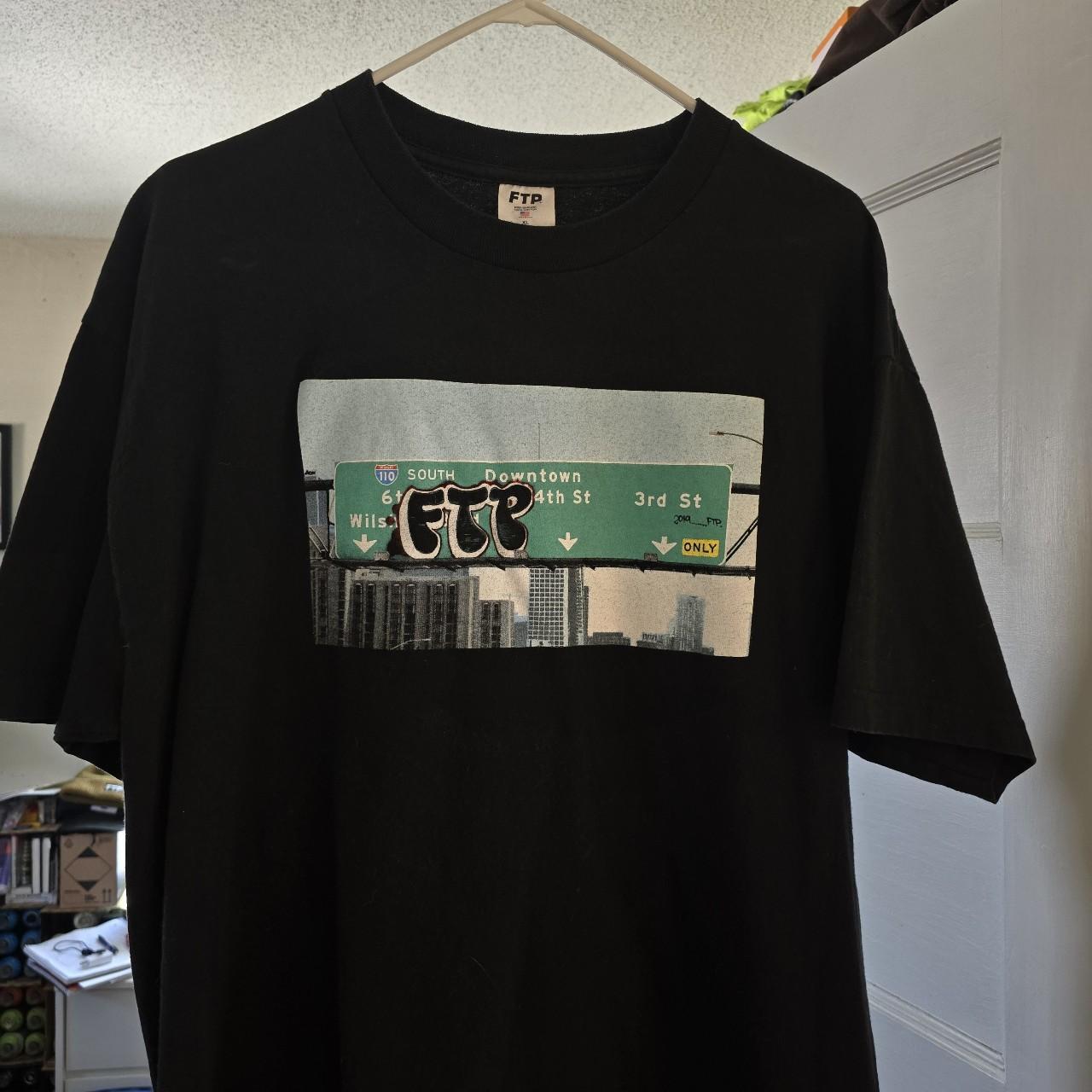 ftp boris LA highway billboard graffiti shirt... | Depop
