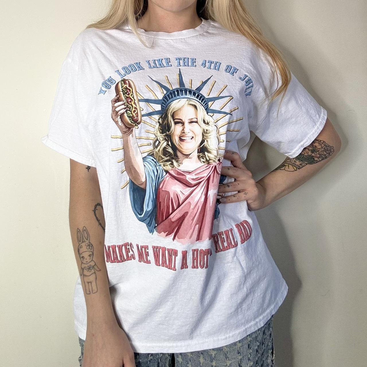 jennifer coolidge statue of liberty t-shirt. has her... - Depop