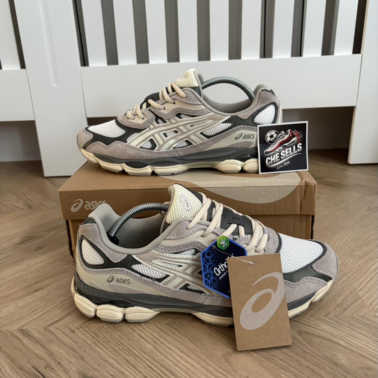 ASICS Gel NYC in Oyster Grey Cream - UK 7.5 -... | Depop