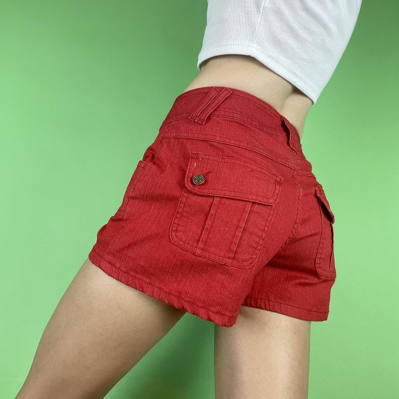 Bright Red Mini Shorts By No Boundaries They Have Depop