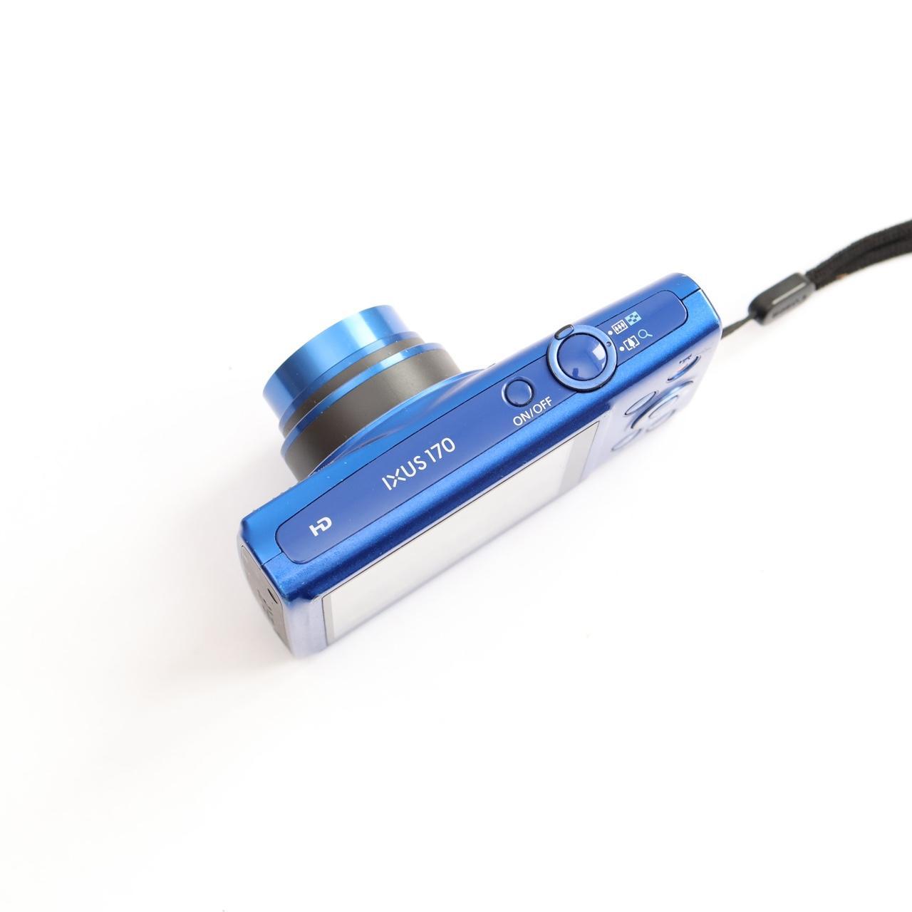 Canon Ixus 170 Digital Camera - Blue Vintage... - Depop