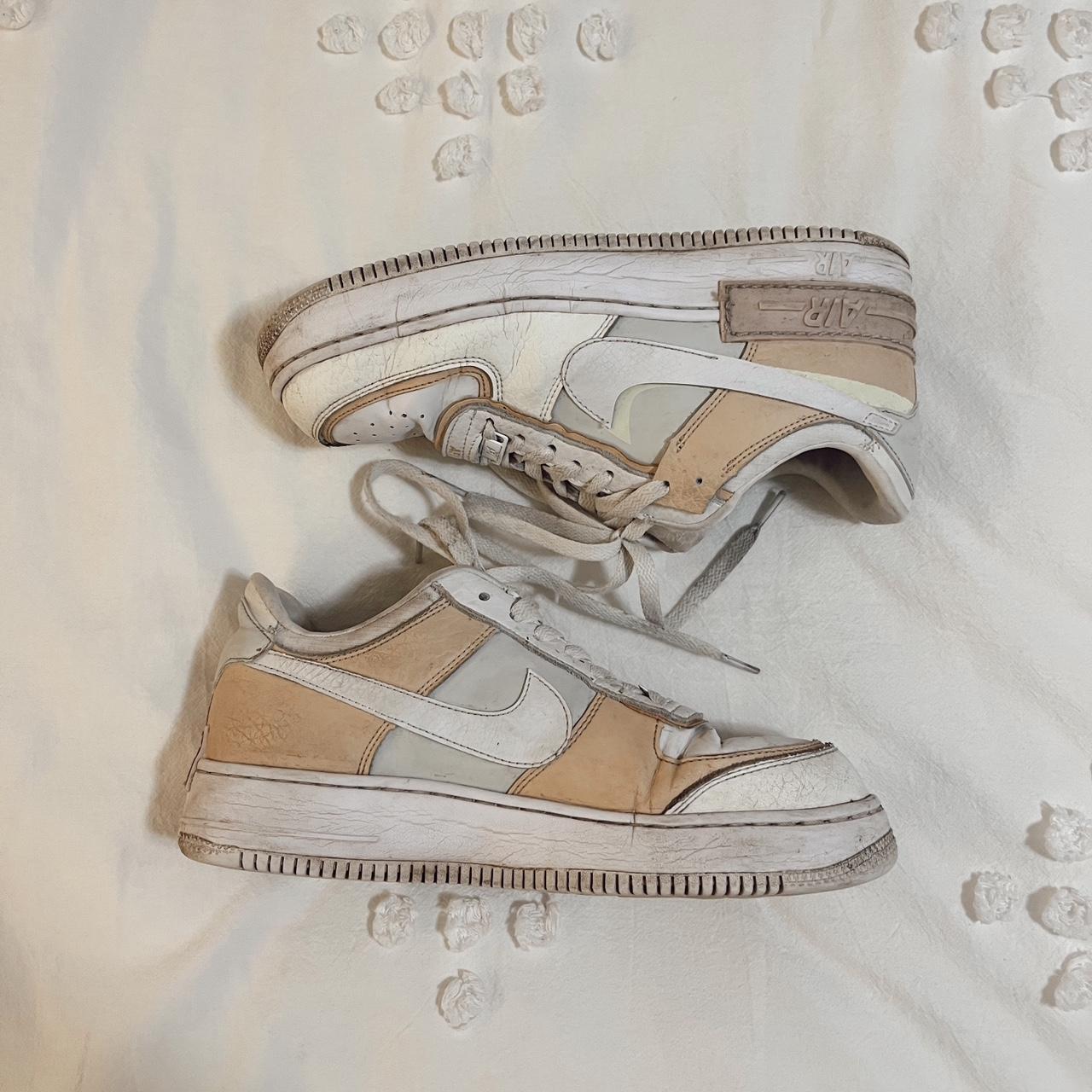 nike air force one shadows super cute color way size... - Depop