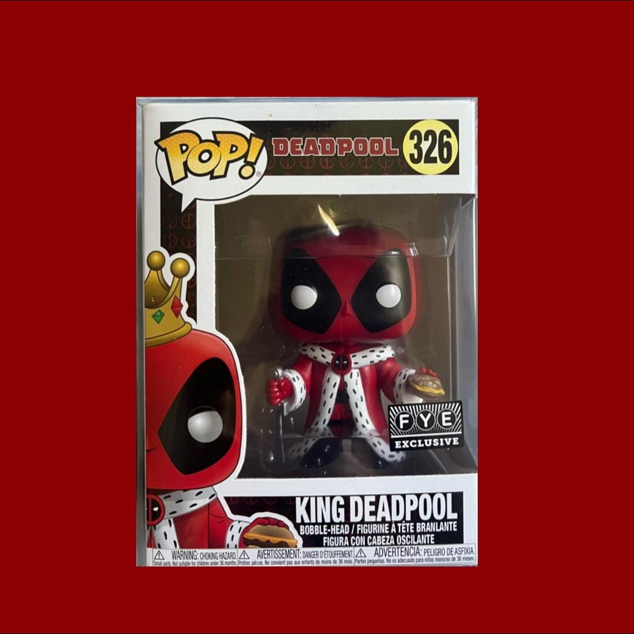 King Deadpool funko pop vinyl figure Always open... - Depop