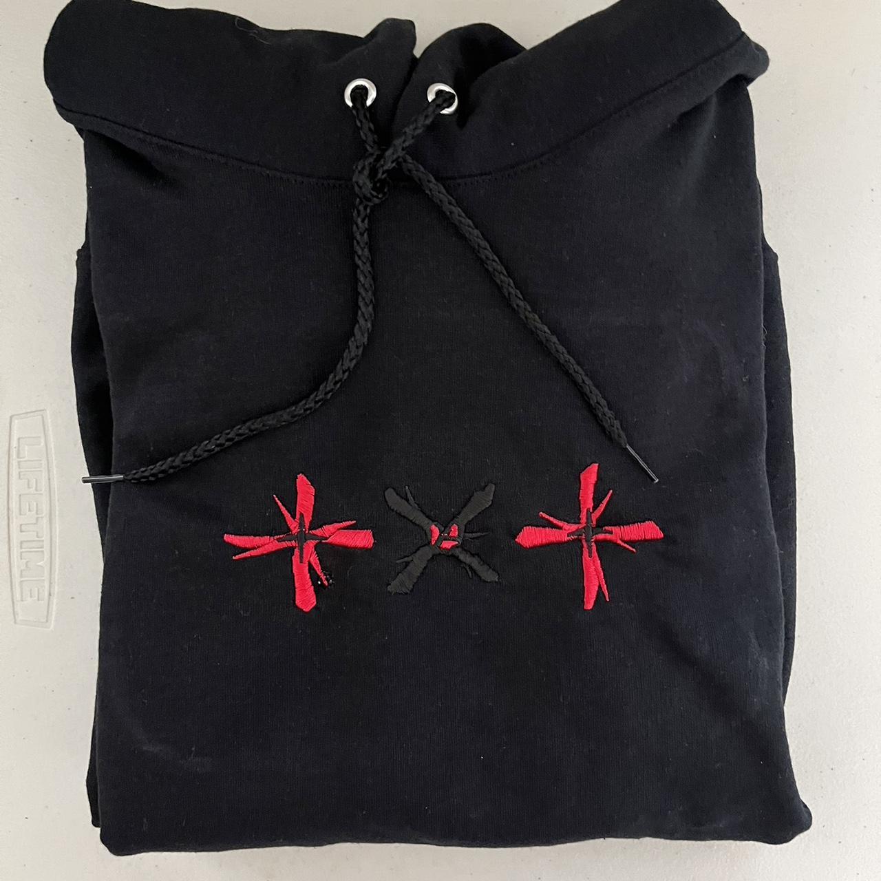 Txt embroidered hoodie Made to order All sizes are... - Depop