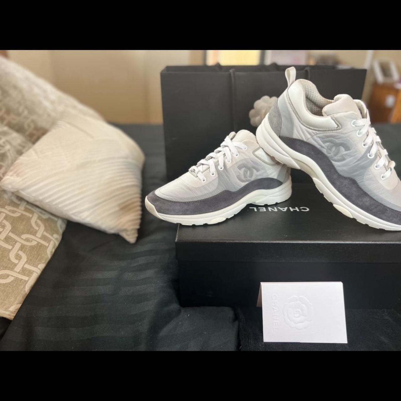 Barely worn authentic Chanel Runners in size UK 6.5.... - Depop