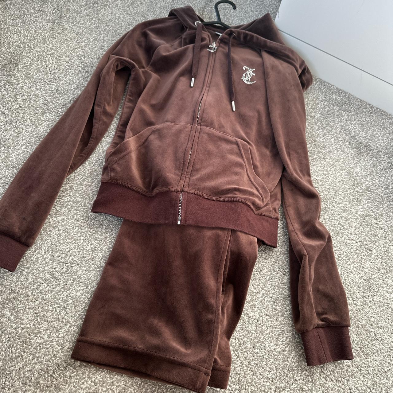 Brown juicy couture tracksuit Worn a few times but... - Depop