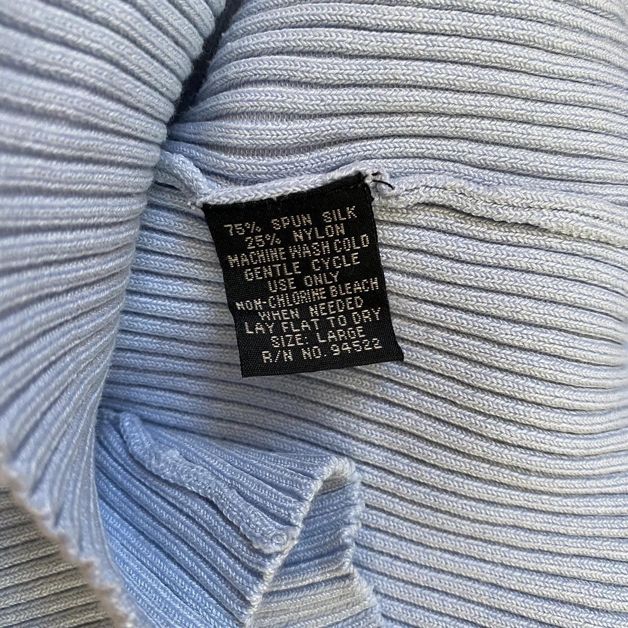 Y2k light blue ring top So cute almost didn’t sell... - Depop