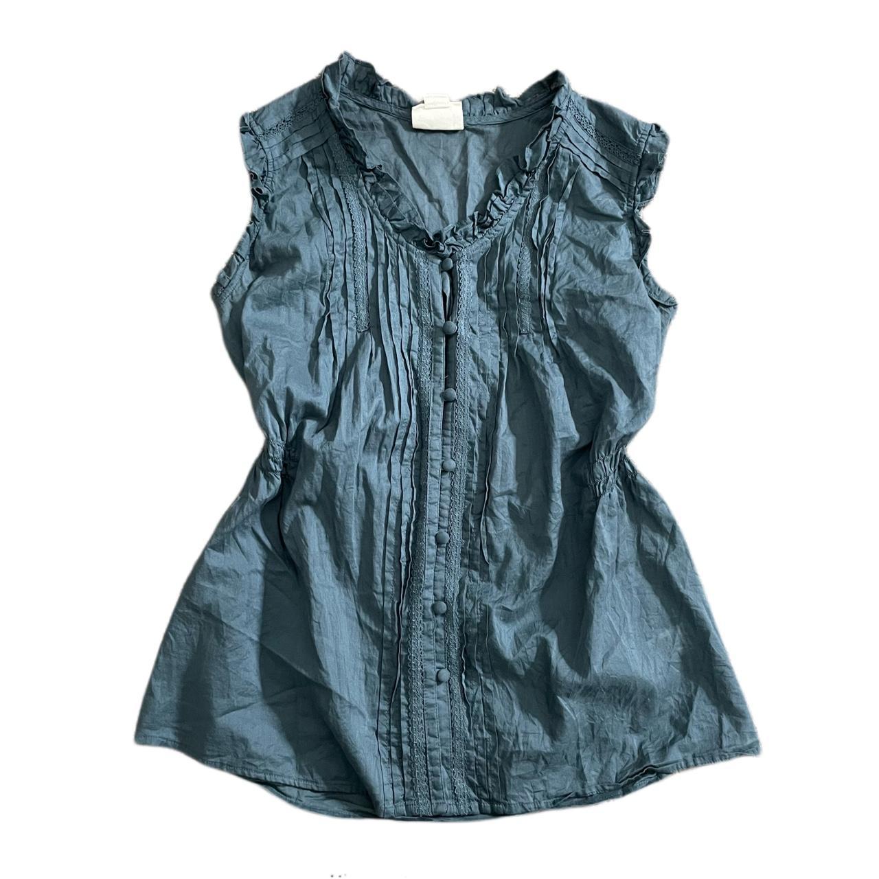 Girly grunge lace ruffle top Brand is Converse Size... - Depop