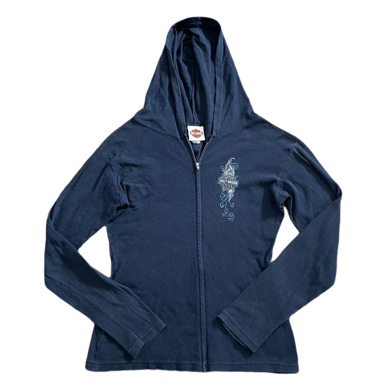 Y2k 2004 Harley Davidson rockstar gf biker grunge... - Depop