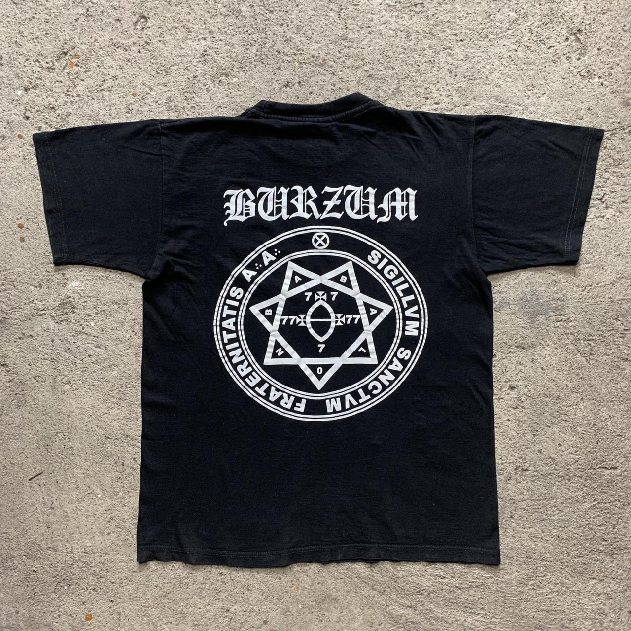 Vintage Burzum Varg Vikernes 90's Black Metal Band... - Depop