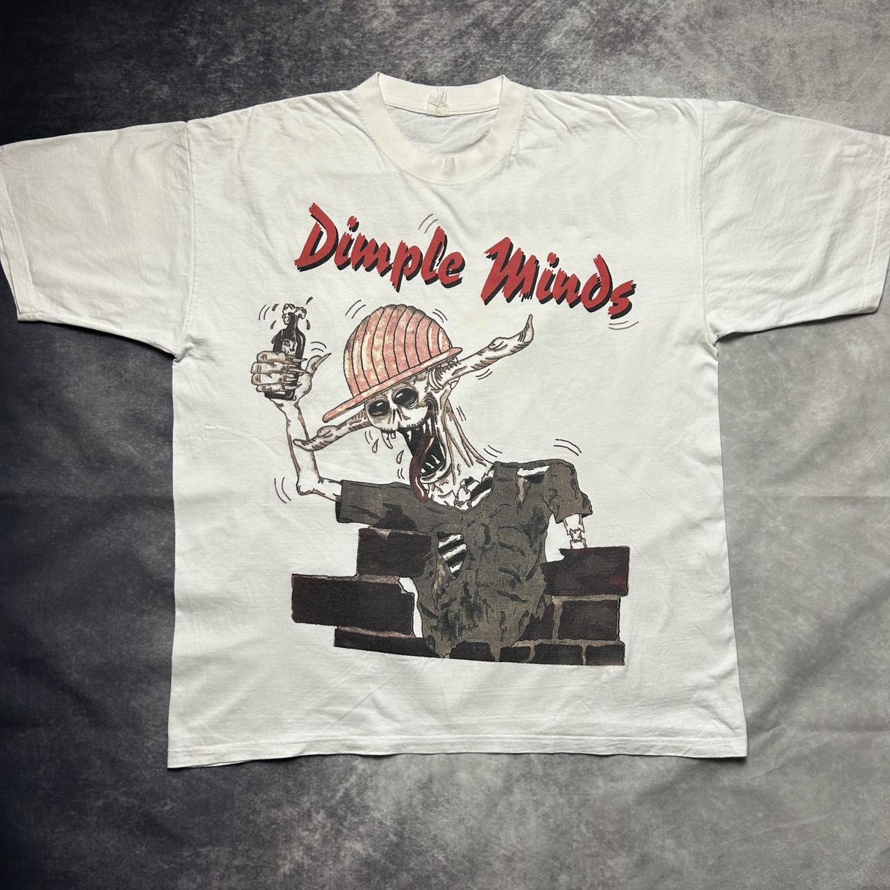 Vintage Dimple Minds 90's Punk Band T-shirt - great... - Depop
