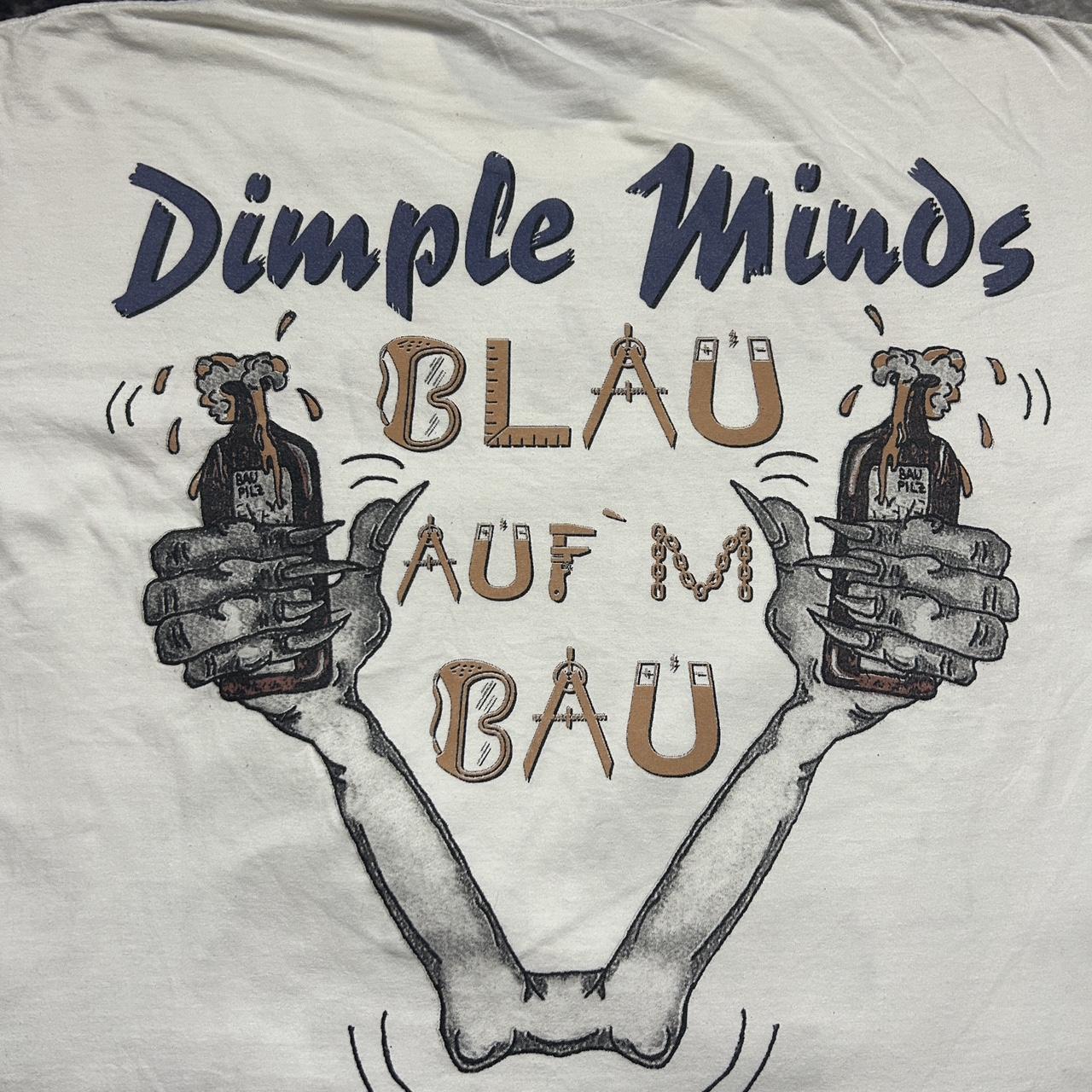 Vintage Dimple Minds 90's Punk Band T-shirt - great... - Depop