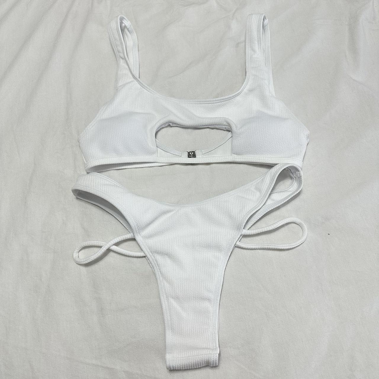 Women's White Bikinis-and-tankini-sets | Depop