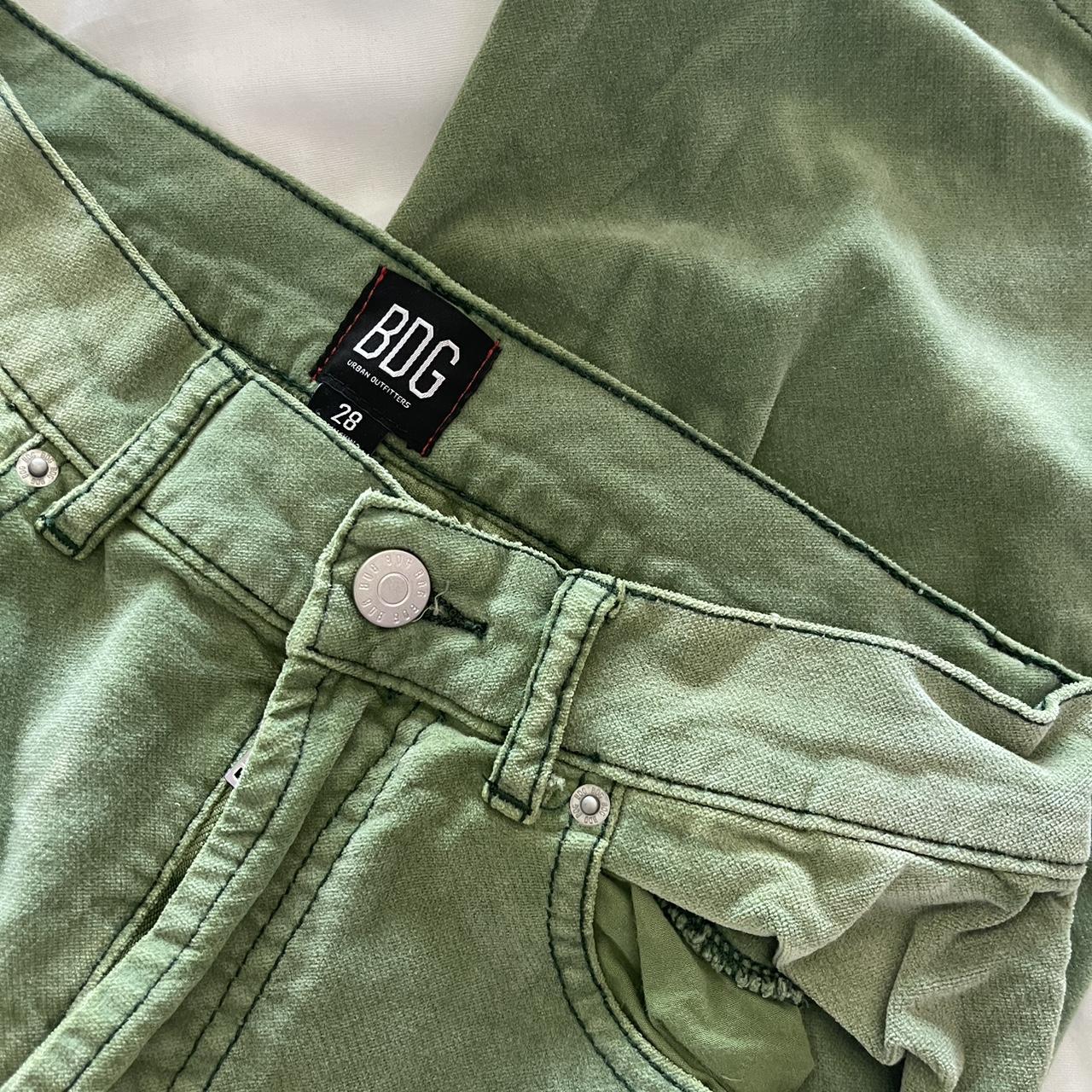 BDG Women's Green Trousers | Depop