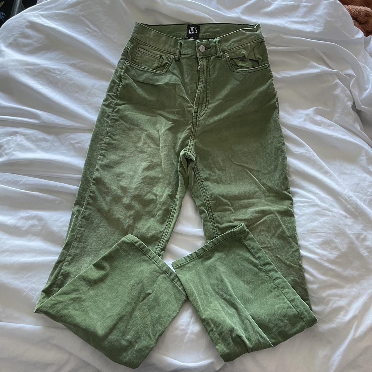 BDG Women's Green Trousers | Depop