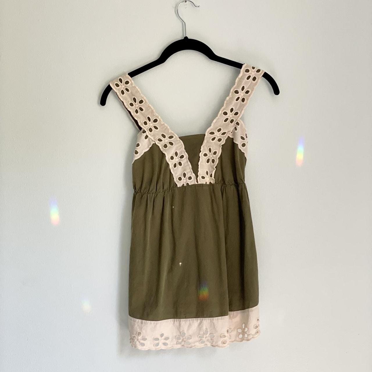 Very cute cottagecore top in fair condition! Minor... - Depop