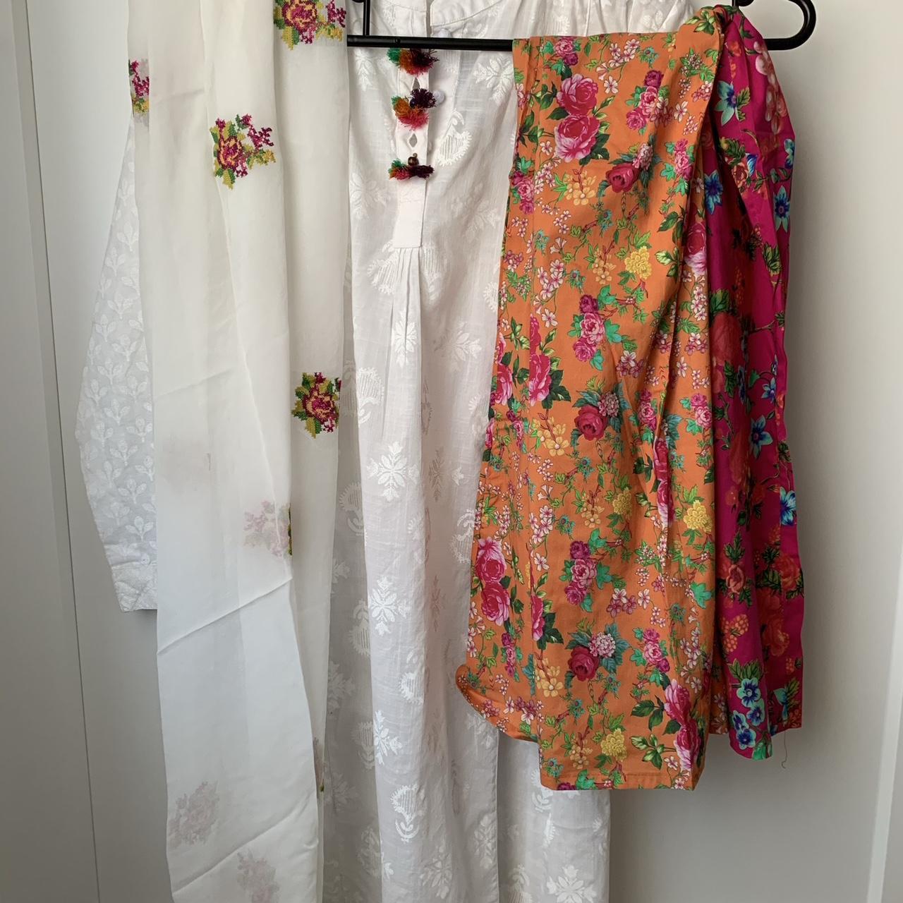 Generation Pakistan 3 piece suit White kurta... - Depop