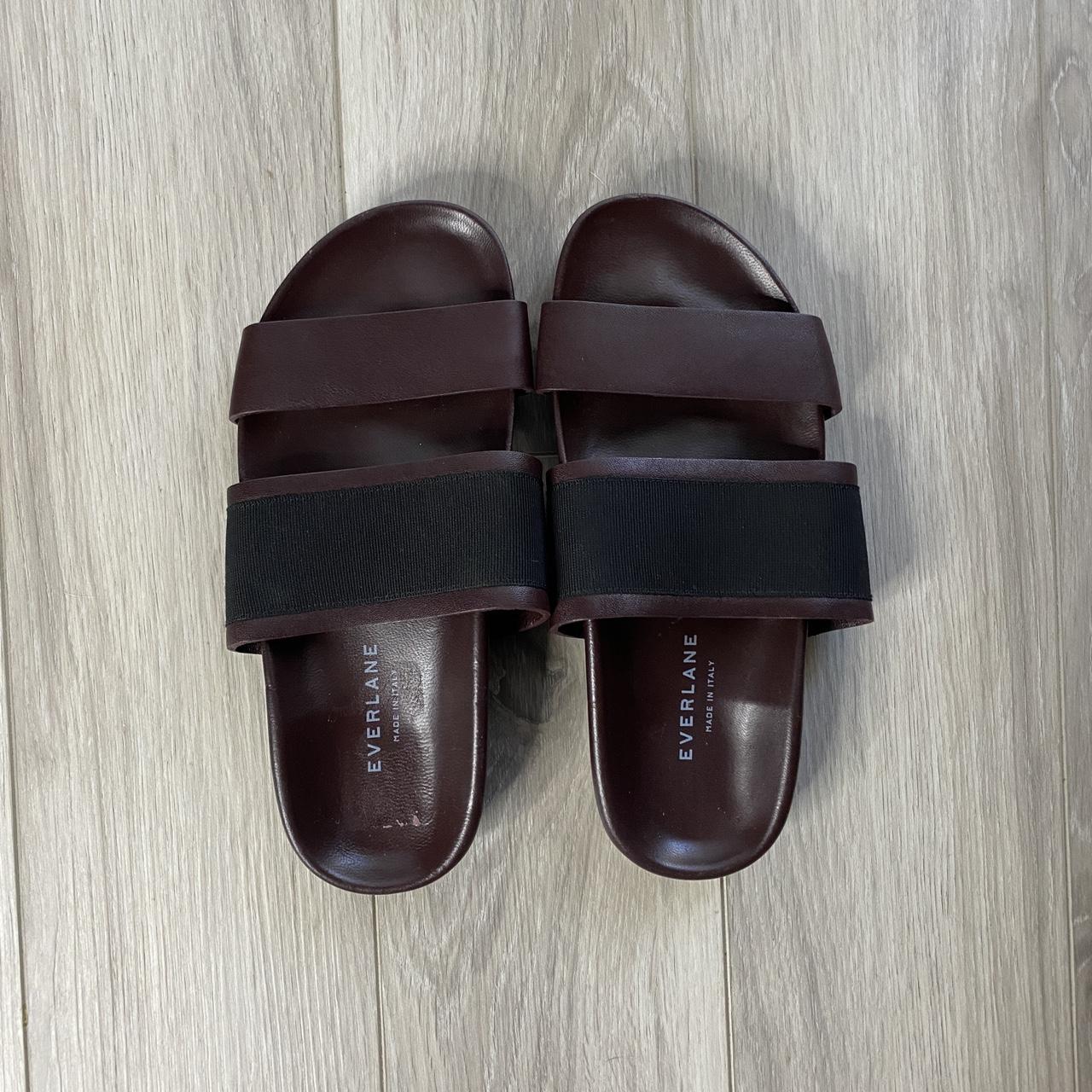 ' EVERLANE ' The Form Two-Strap Sandal Slides SIZE:... - Depop