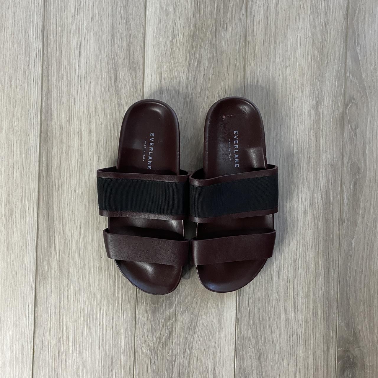 ' EVERLANE ' The Form Two-Strap Sandal Slides SIZE:... - Depop