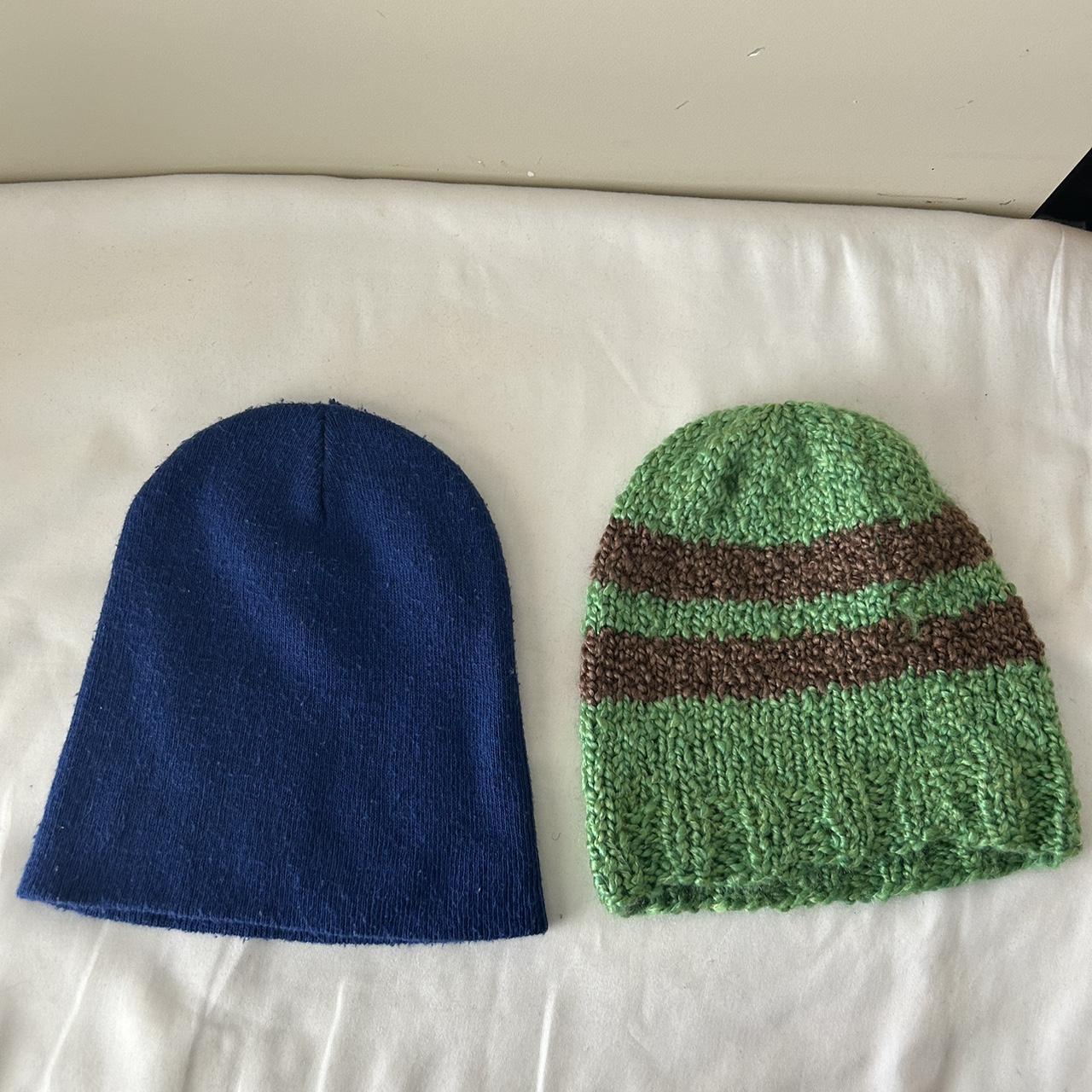 Pack of 2 beanies #vintage #urban #streetwear... | Depop