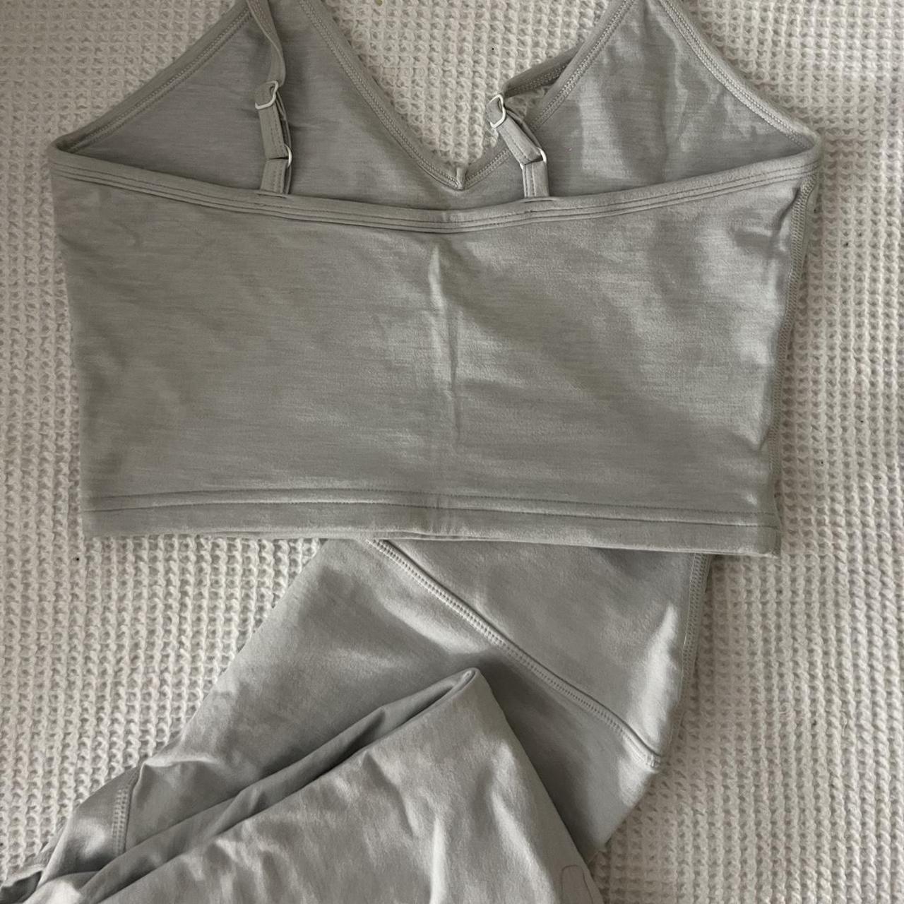 Set Active Formcloud set in heather grey top and... | Depop