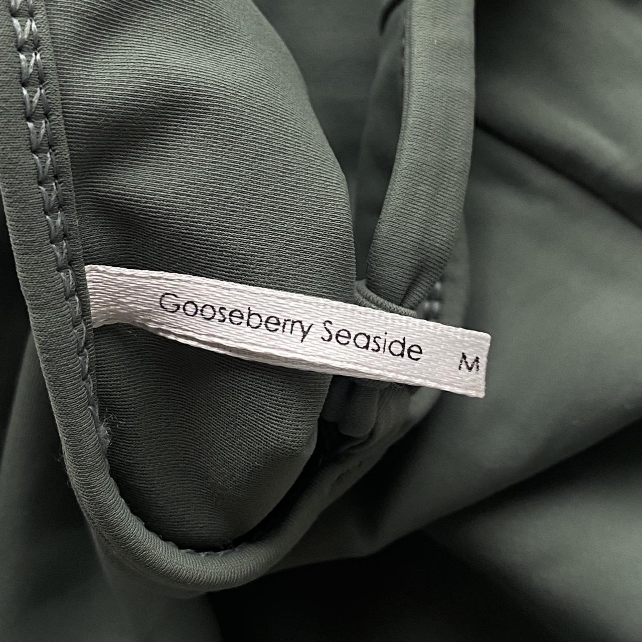 viral Gooseberry Swim One Piece in Olive, worn once... - Depop