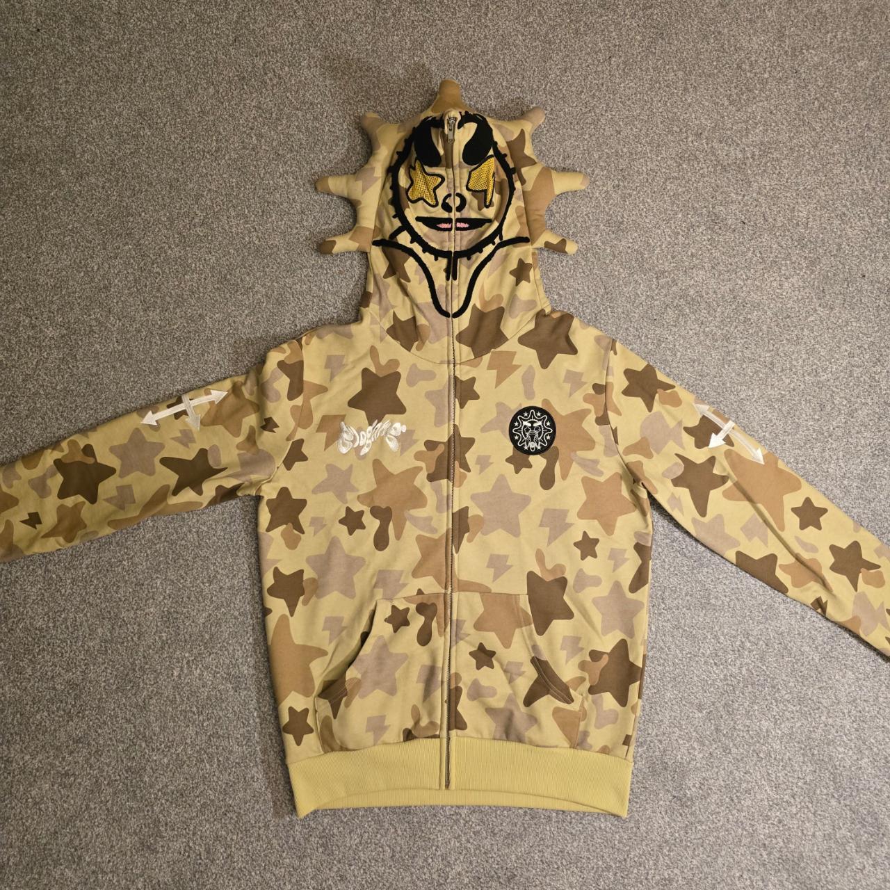 Glo Gang Glo Man Full-zip hoodie Extra... - Depop