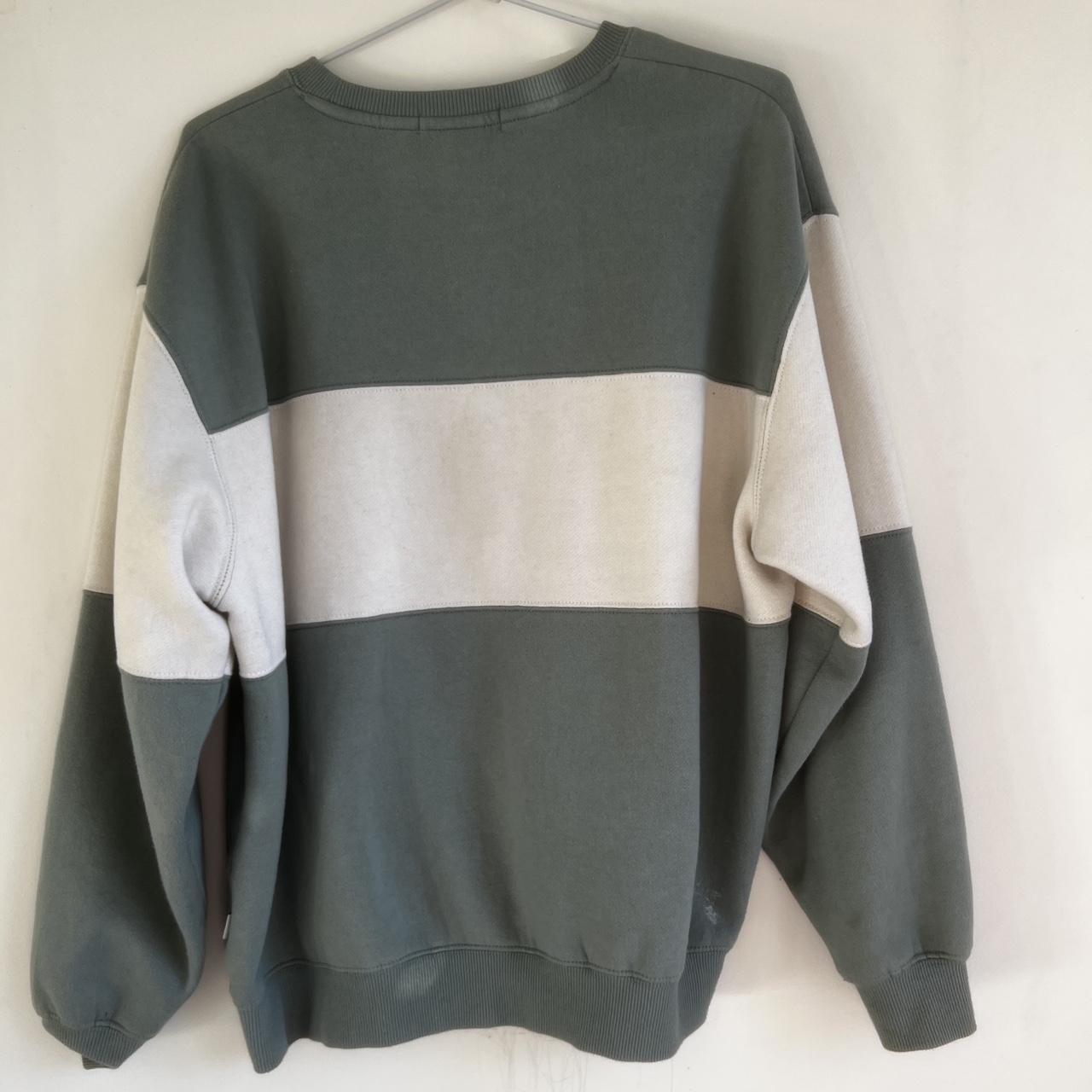 Ghanda green and white sweatshirt Comfy ghanda... - Depop