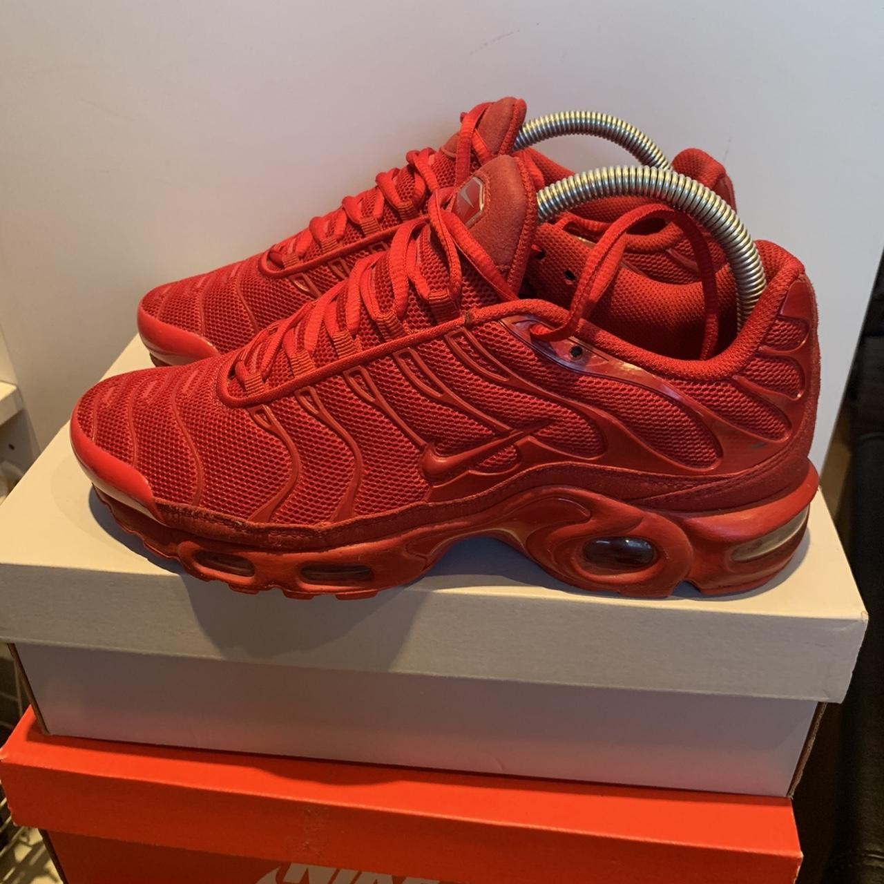 Nike TN RED Size 7 No box Hardly worn. Plenty of... - Depop