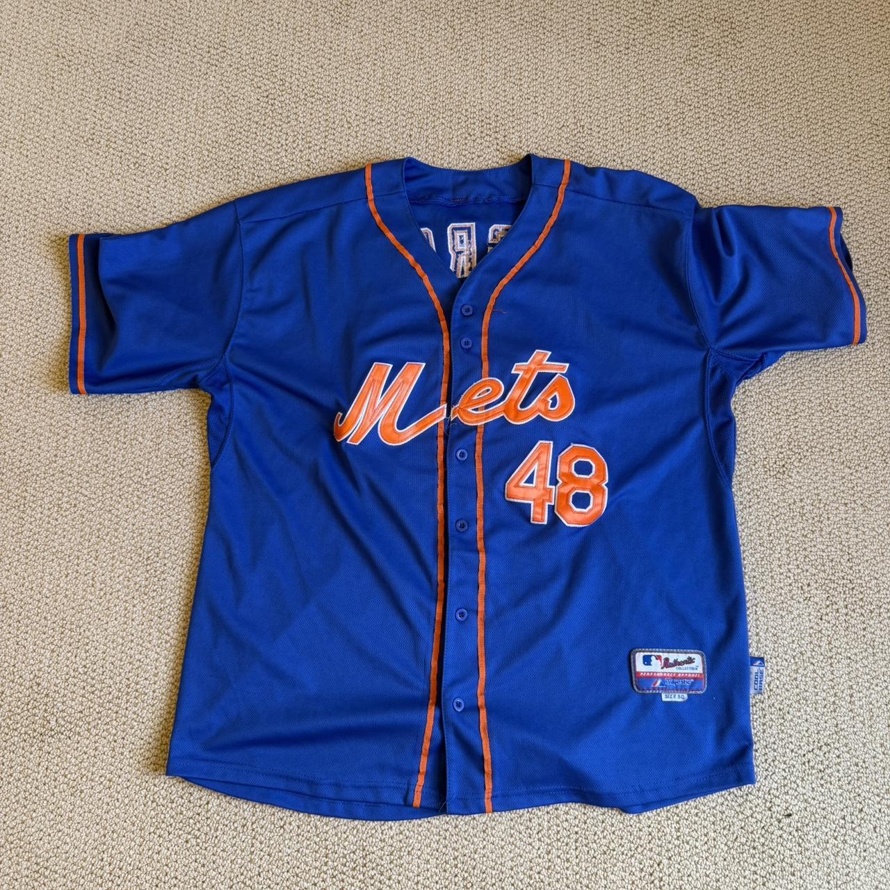 Jacob deGrom Mets boot jersey, size 50 chest. Fits... | Depop