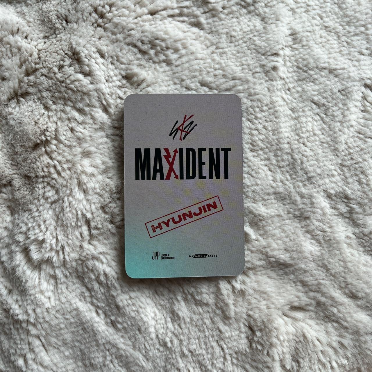 stray kids photocard maxident mmt - hyunjin stray... - Depop