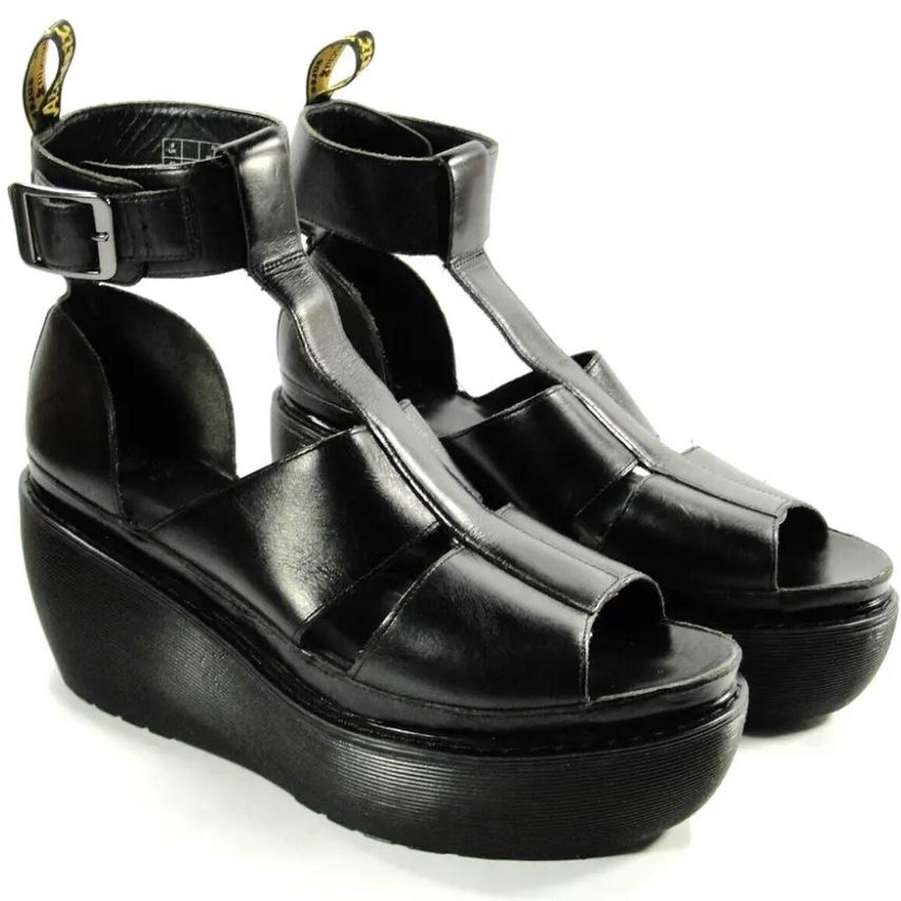 Doc Martin platform heel sandals. So freakin cute -... - Depop