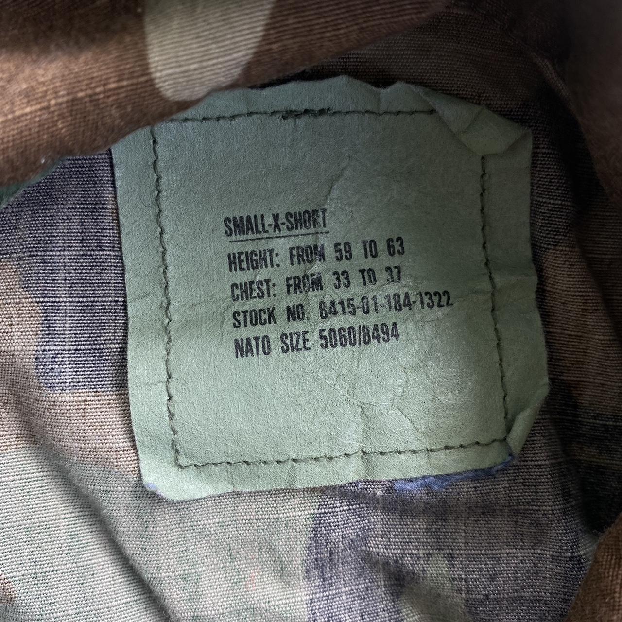 Vintage BDU Army Military Field Jacket Chest... - Depop