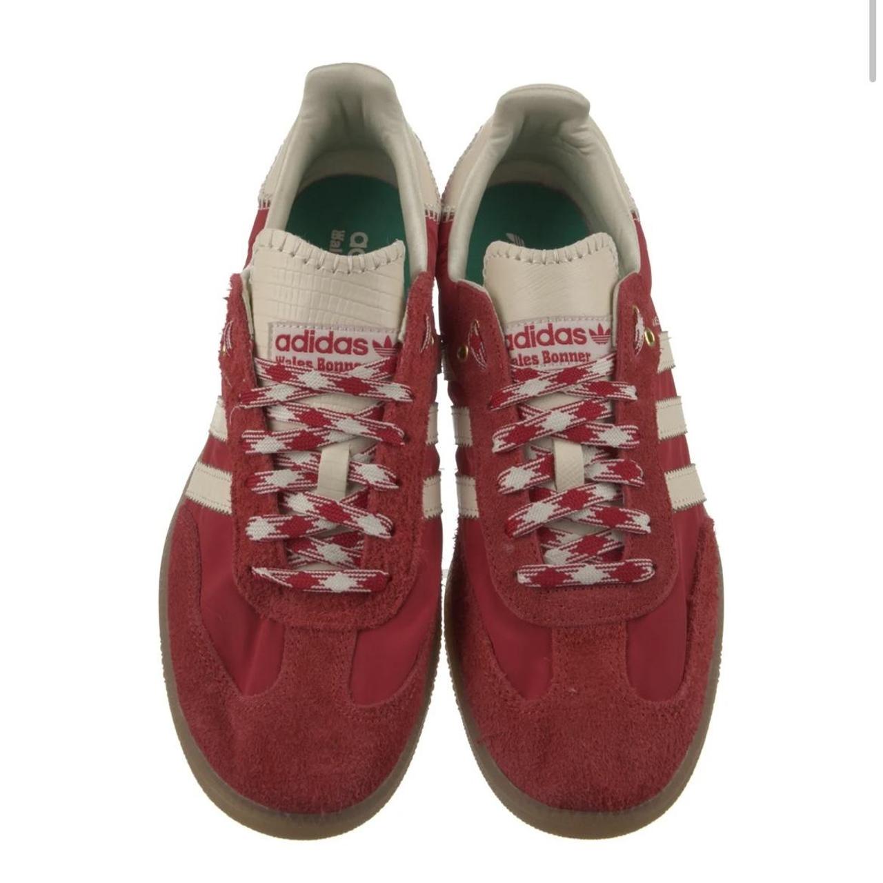Authentic Adidas Wales Bonner red sambas size 10.5... - Depop