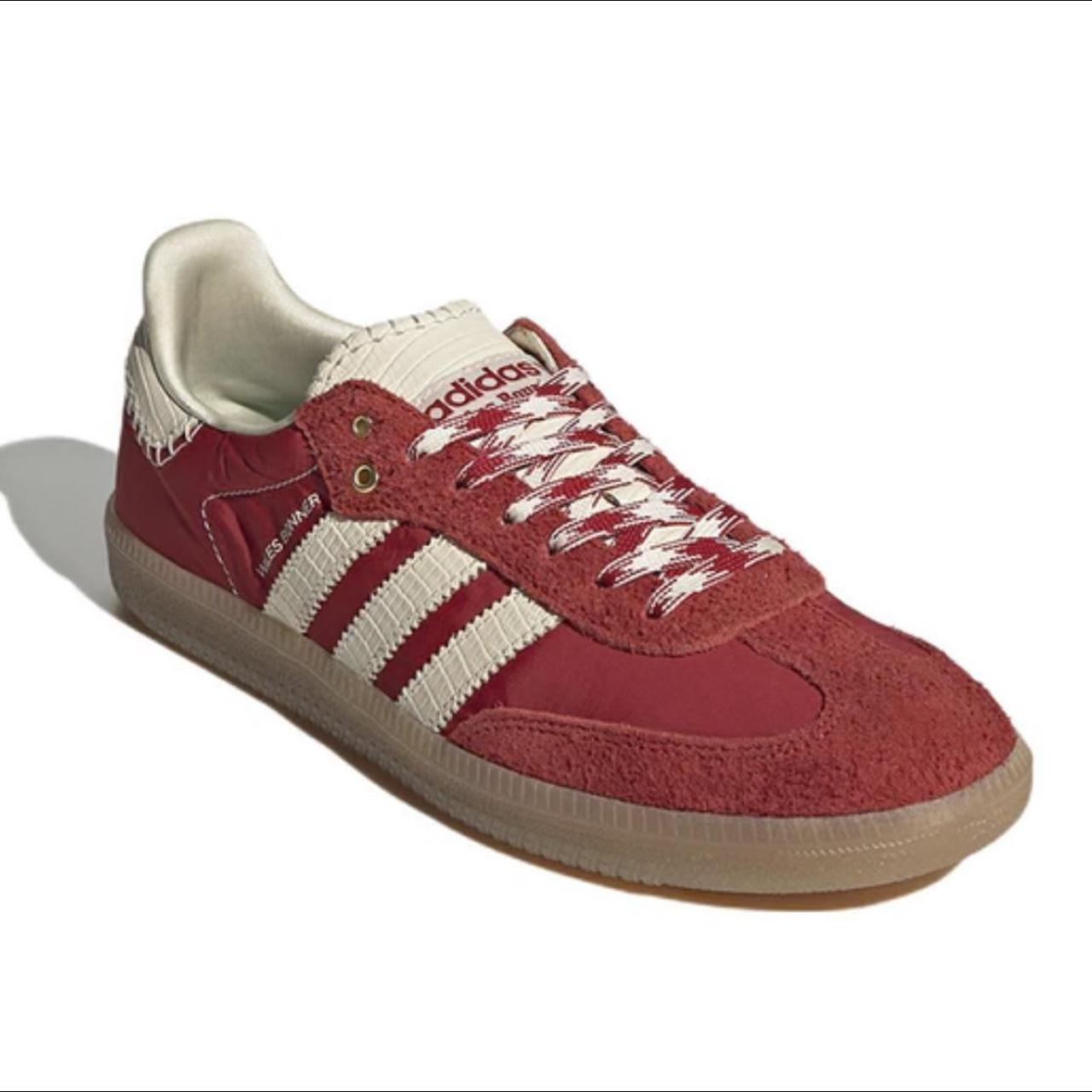 Authentic Adidas Wales Bonner red sambas size 10.5... - Depop