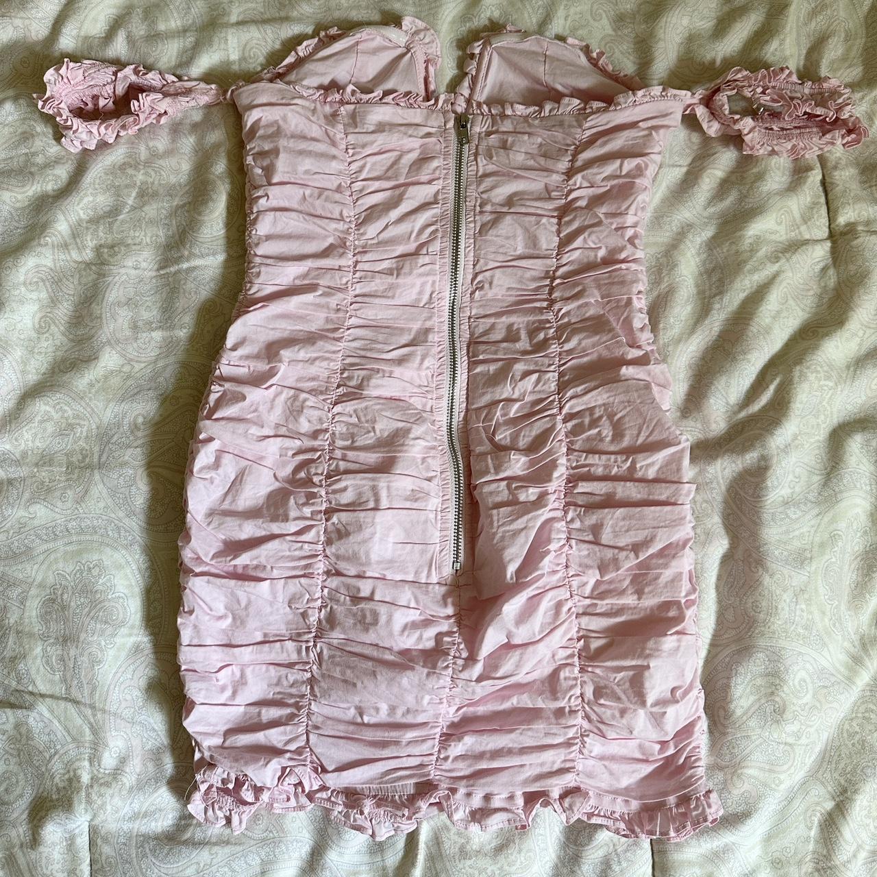 PERFECT BABY PINK MINI DRESS FOR SUMMER ≧ ≦ 10/10... - Depop