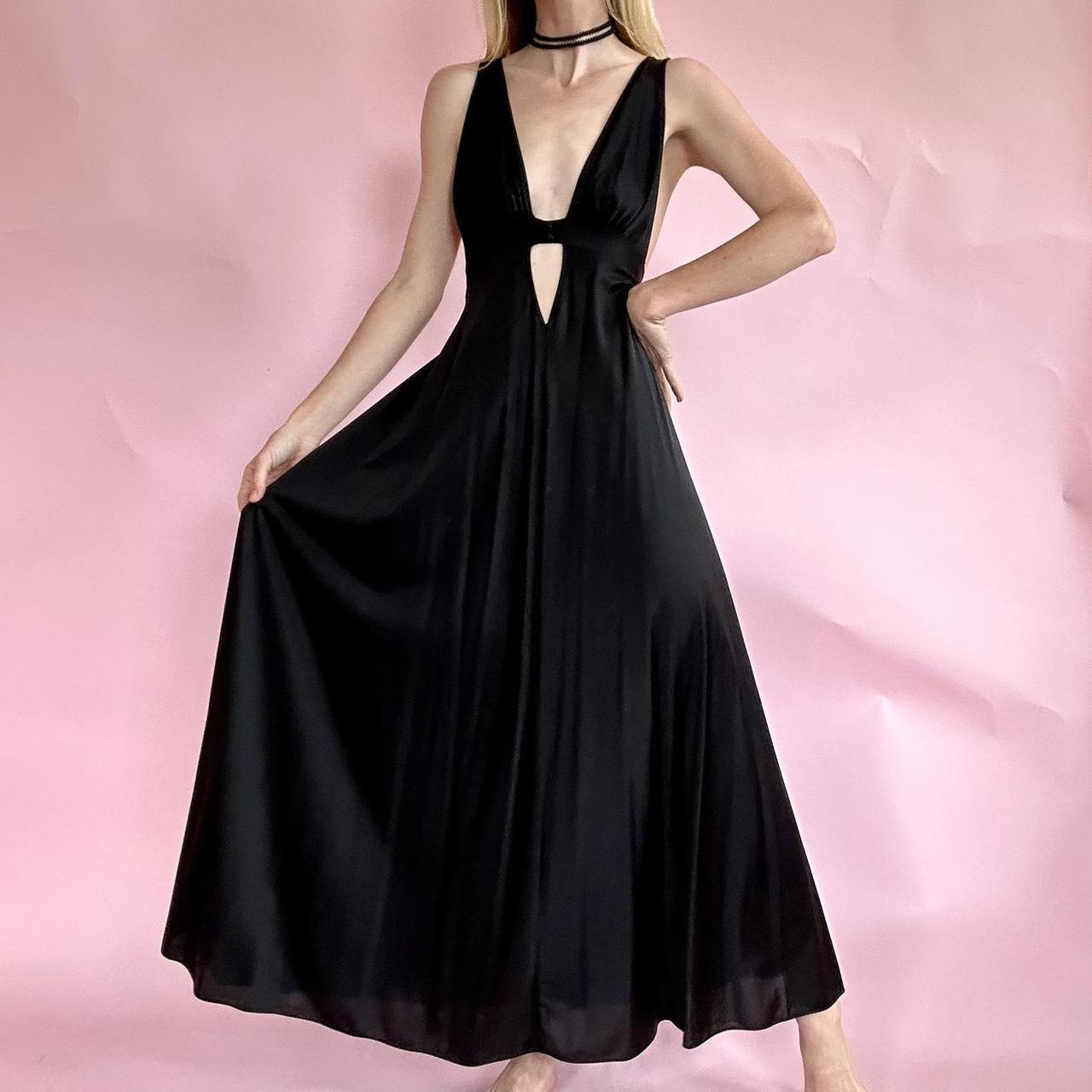 Incredible and sexy vintage black dress/nightgown.... - Depop