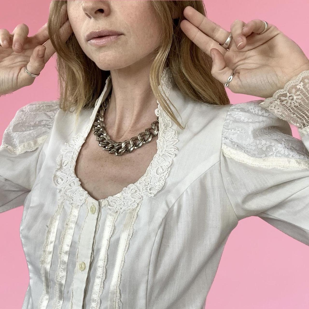 Cool chunky vintage chain link necklace. Chic and edgy. - Depop