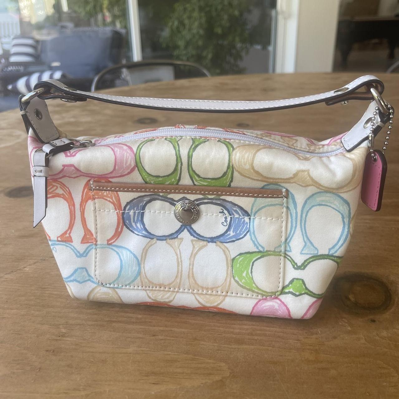 Coach Rainbow Monogram Mini Shoulder bag The... - Depop