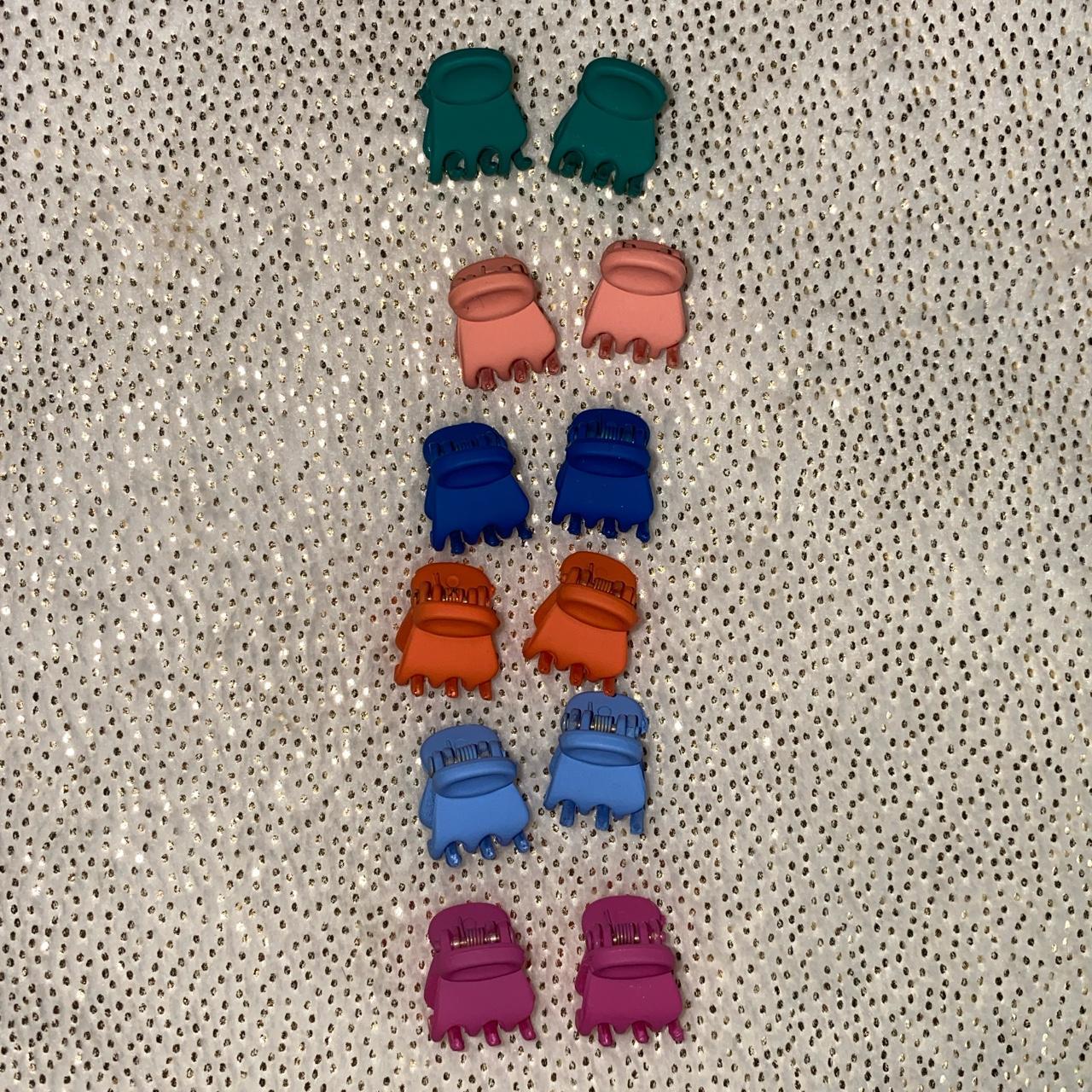 Primark mini bulldog hair clips. Out of packaging... - Depop